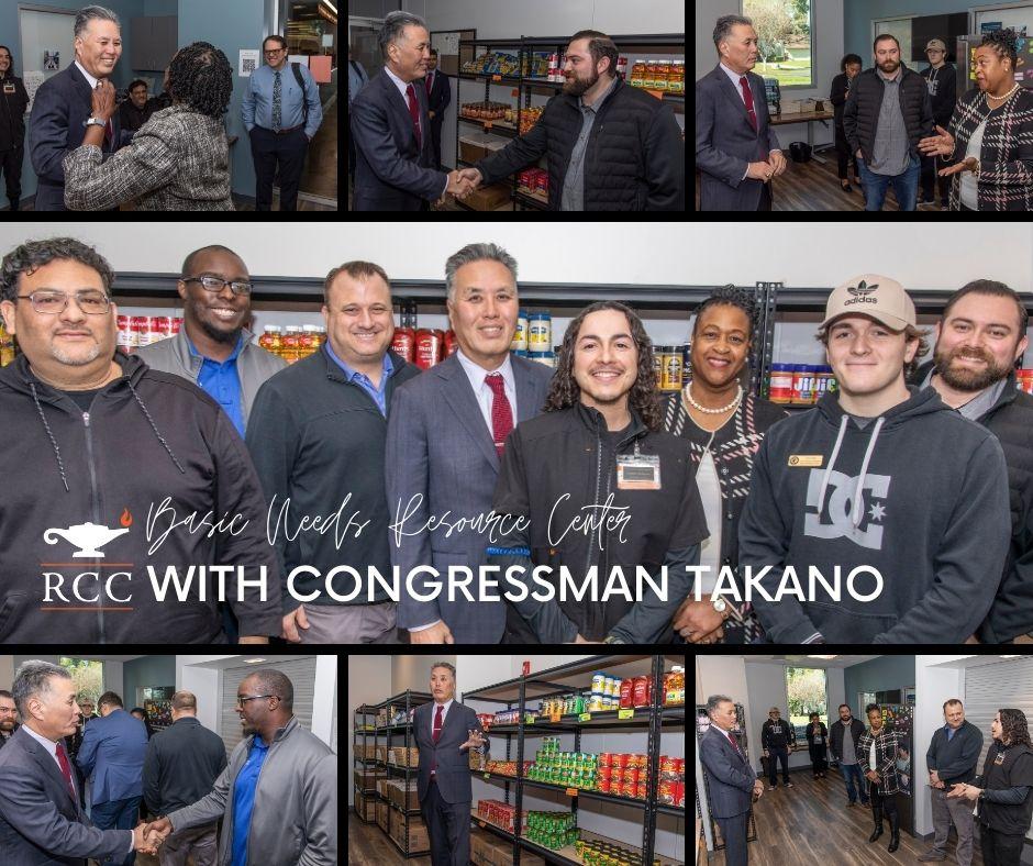 Congressman Visits Riverside City College to See Impact of Basic Needs Resource Center